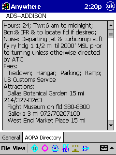 Anywhere Map screens